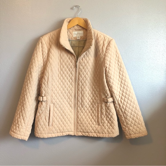 Worthington | Jackets & Coats | Worthington Neutral Color Quilted ...